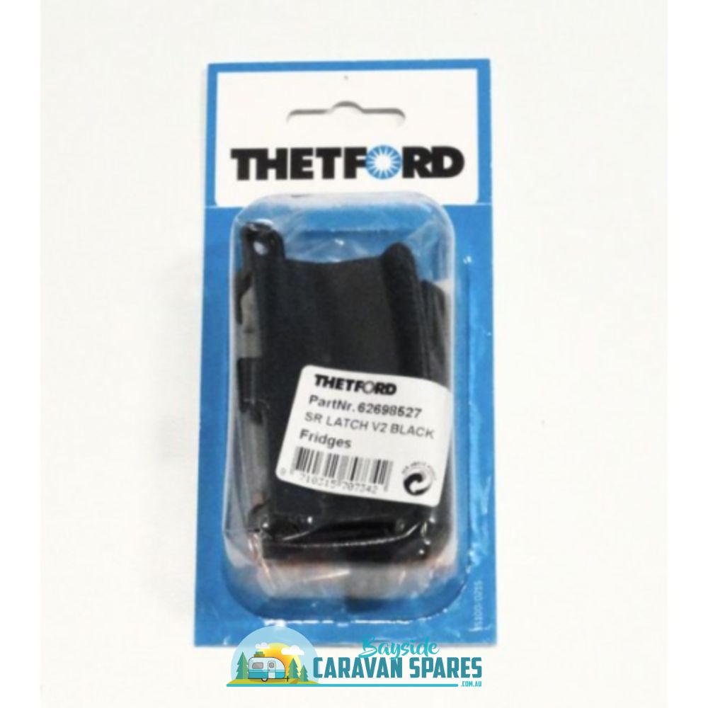 Thetford N3185 SR Latch Door V2 Black. 62698527 - Bayside Caravan Spares